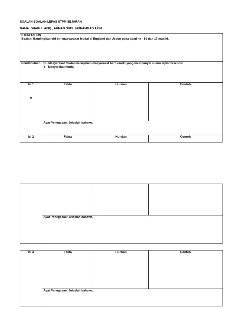 Tapak Soalan Lepas | PDF