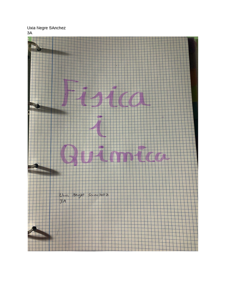 Negre Uxia Inicial E3A | PDF