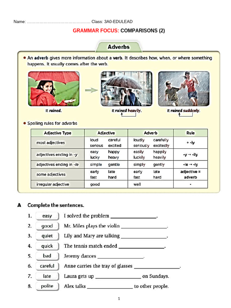 Grammar 10 - Comparison - 2 | PDF