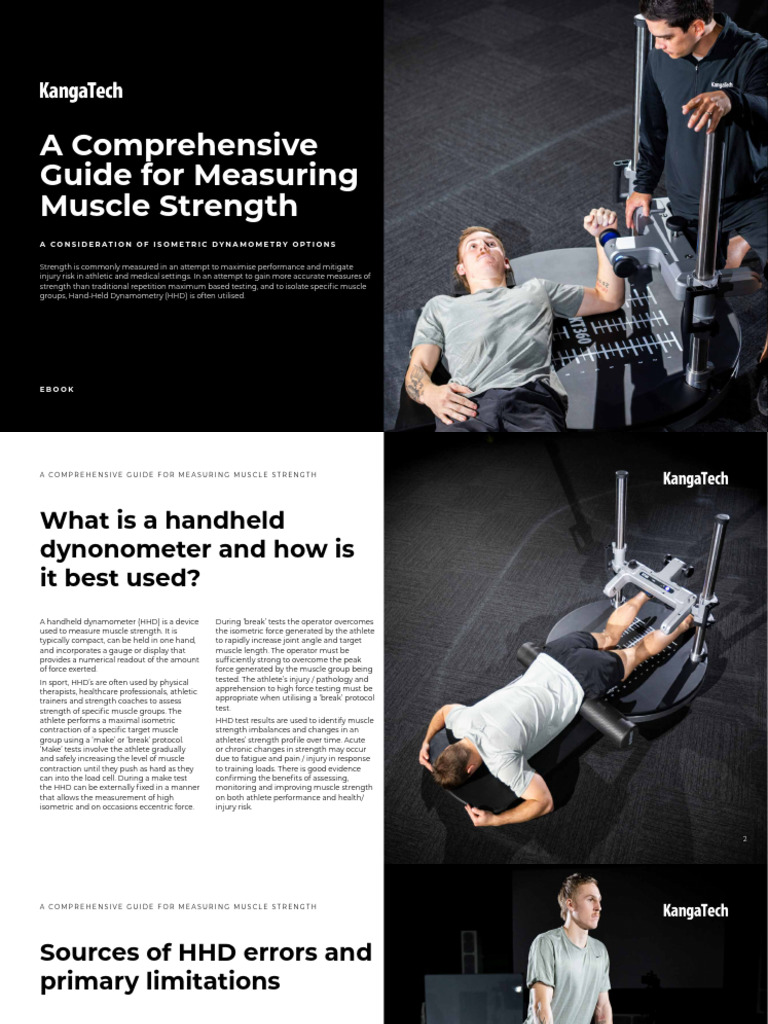 A Comprehensive Guide For Measuring Muscle Strength | PDF ...
