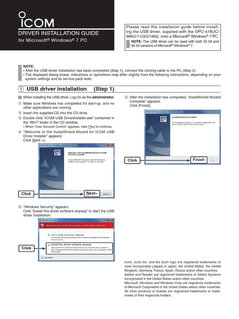 Windows7 - Driver Installation Guide - ENG | PDF | Installation (Computer Programs) | Microsoft ...
