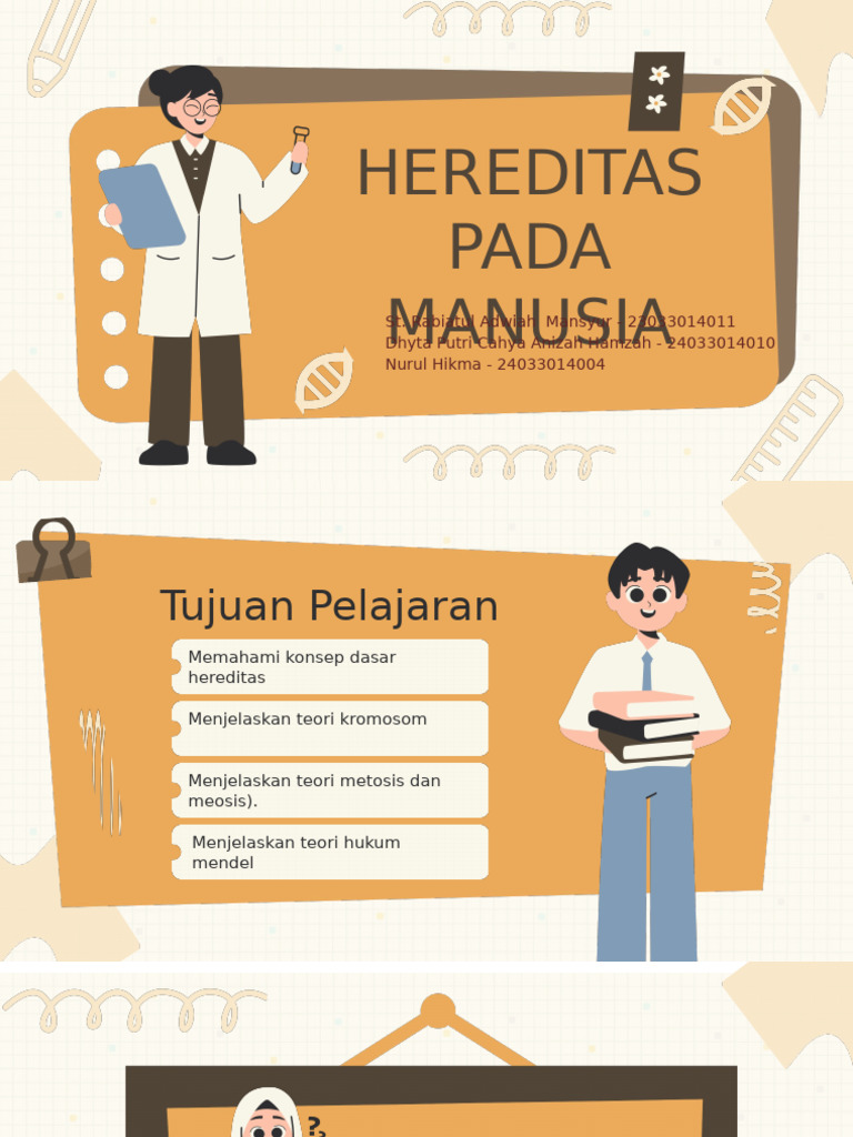 Kelompok 5 - Hereditas Pada Manusia. | PDF
