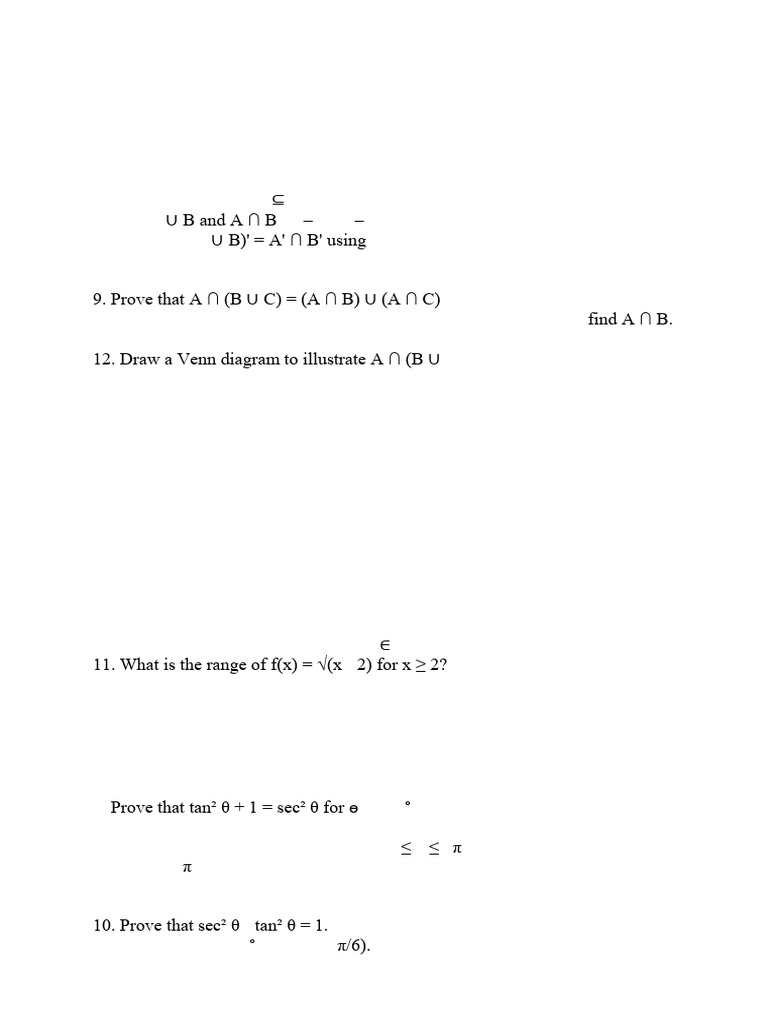 11 Maths Autumn Break Assignment | PDF | Function (Mathematics) | Trigonometric Functions