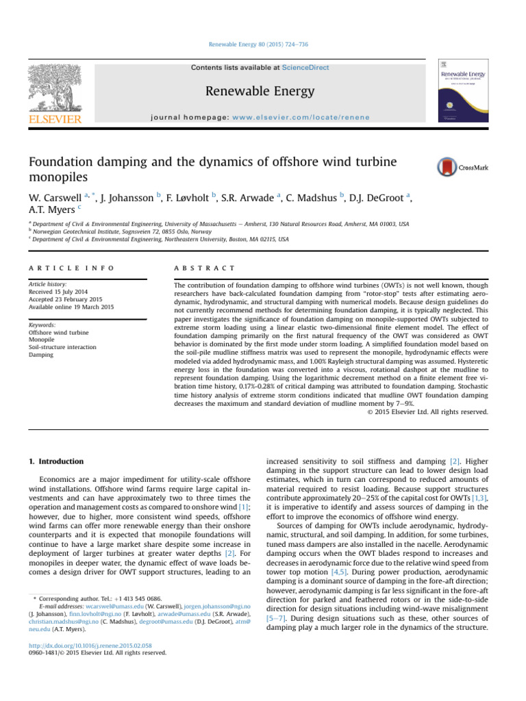 Foundation Damping and The Dynamics of o | PDF | Damping | Elasticity ...