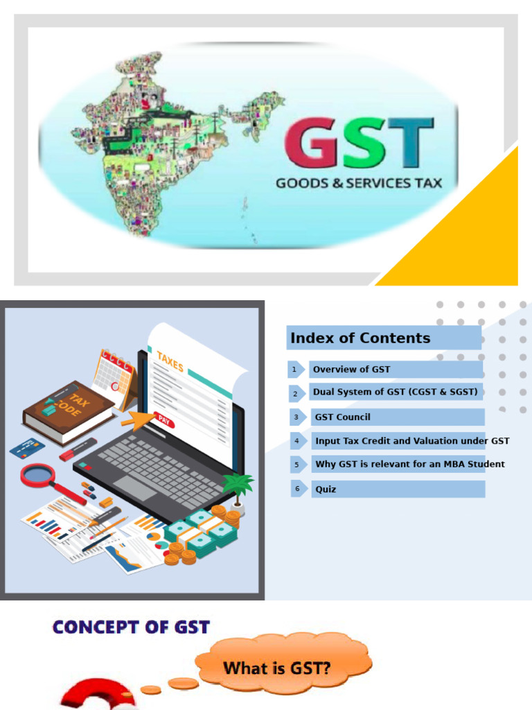 GST | PDF | Taxes | Value Added Tax