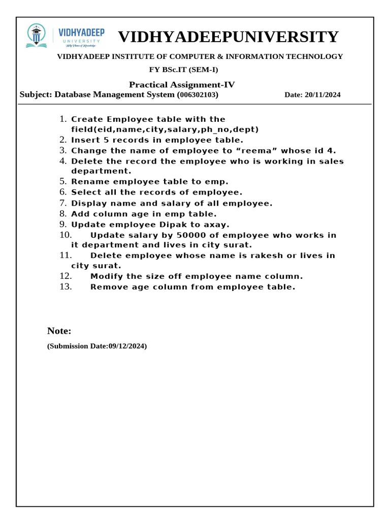 Unit IV Assignment | PDF