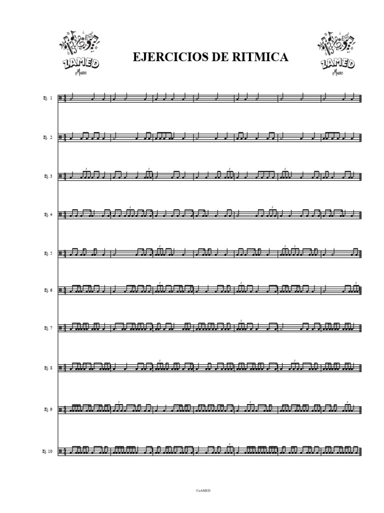 Ejercicios Ritmicos | PDF