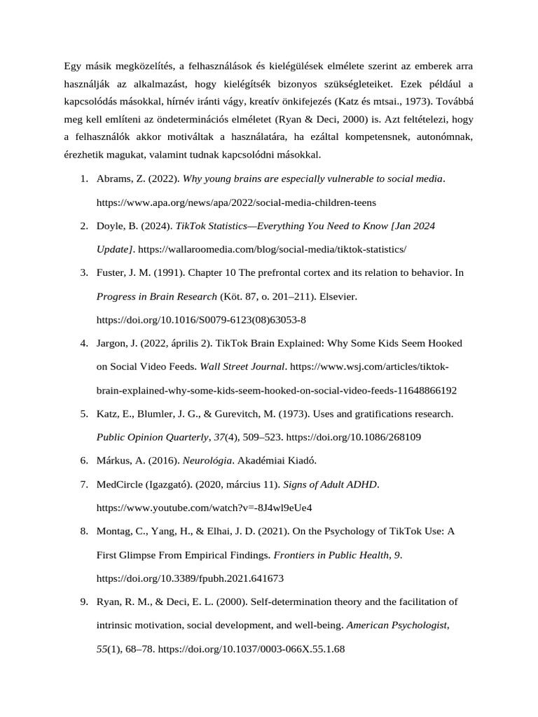 Hivatkozás Beadandó | PDF