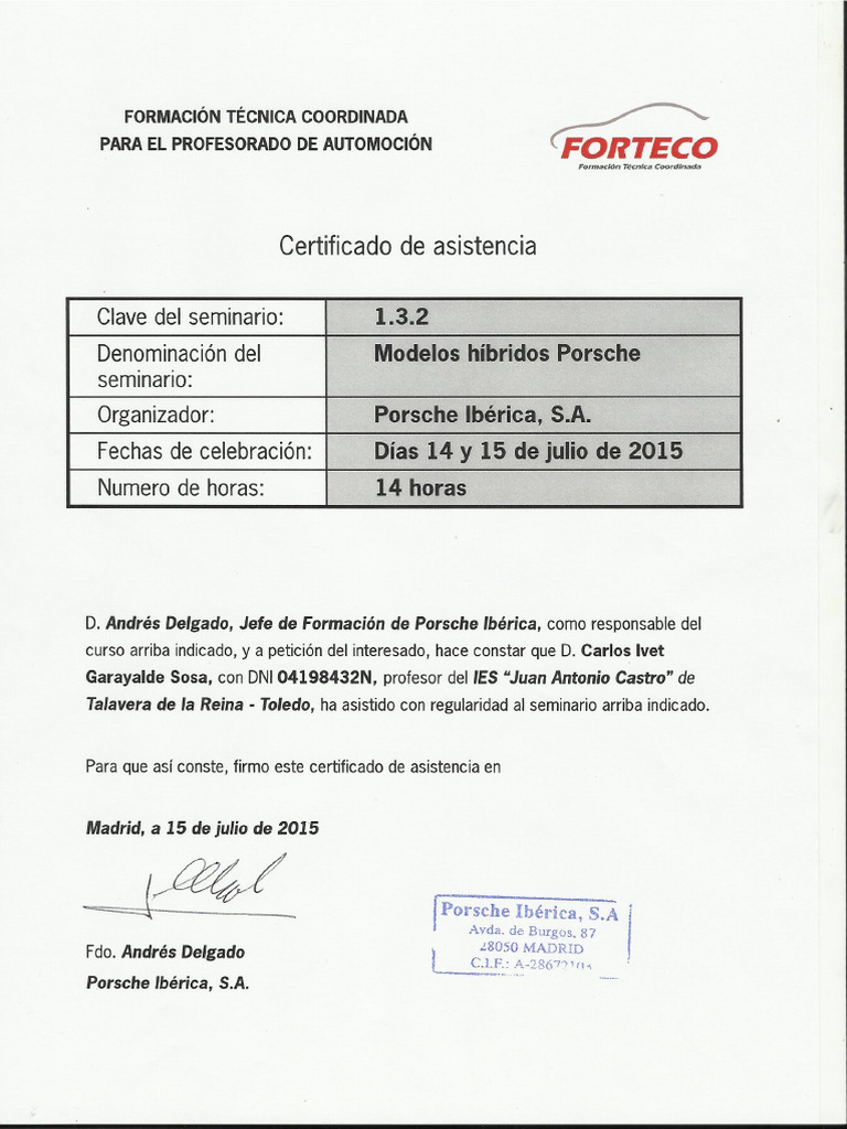 Modelos Híbridos de Porsche | PDF