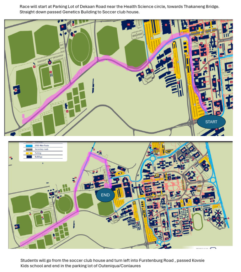 Campus Fun Run Route Details | PDF