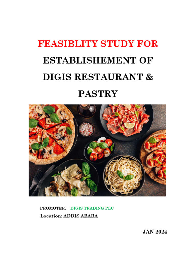 Feasibility Study | PDF | Restaurants | Internal Rate Of Return