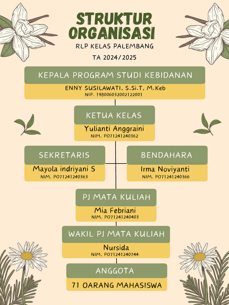 Struktur Organisasi Program Studi Kebidanan | PDF | Gaya Hidup