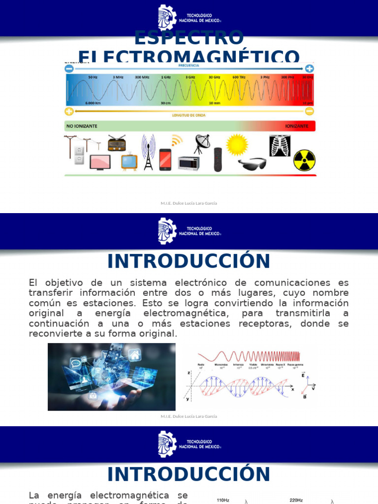 2 Espectro Electromagnético y Longitud de Onda | PDF | Hertz ...
