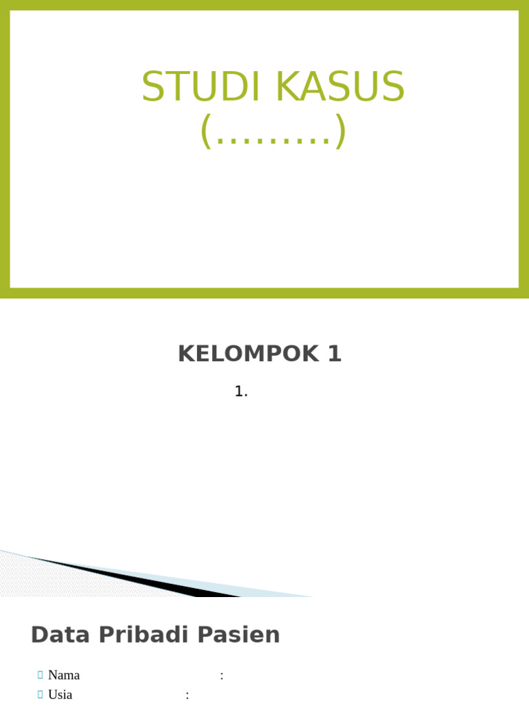 Format PPT PKL | PDF | Pengembangan Diri