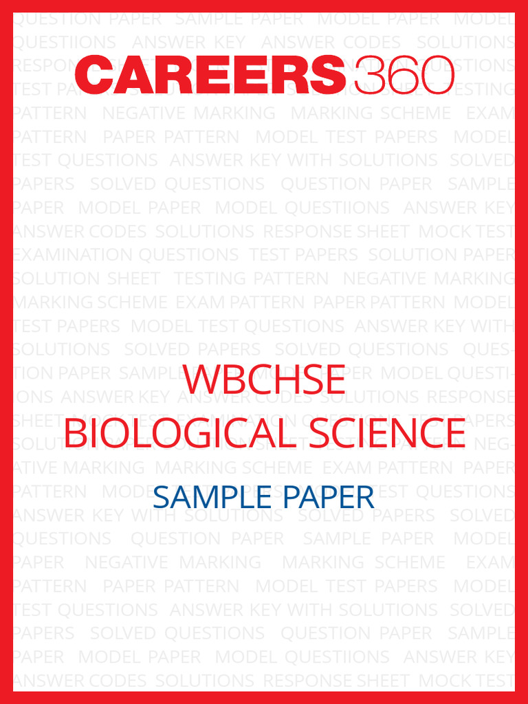 WBCHSE Biological Science Sample Paper | PDF | Bacteria
