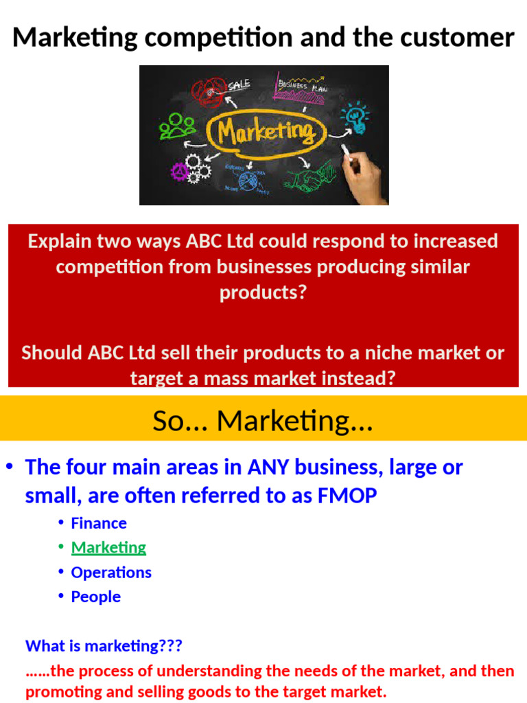 Marketing Unit 3.1 Part 2 - 1 | PDF | Marketing | Market Segmentation