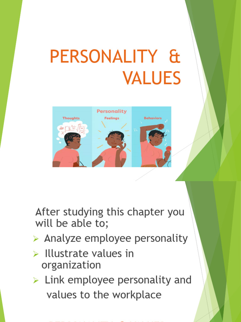 Chapter 3 - Personality & Values 1 | PDF | Extraversion And Introversion | Behavior