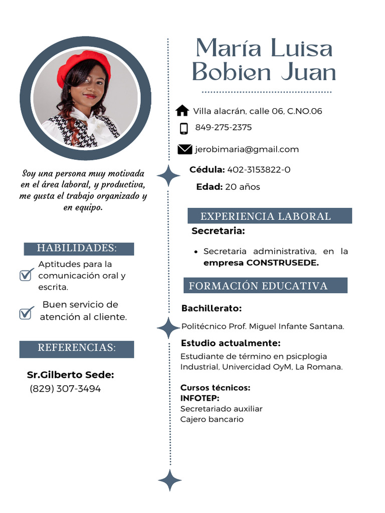 Currículum Maria Luisa PDF | PDF