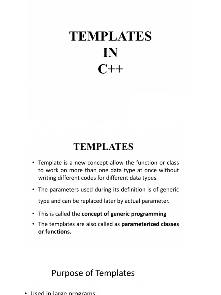 Templates | PDF
