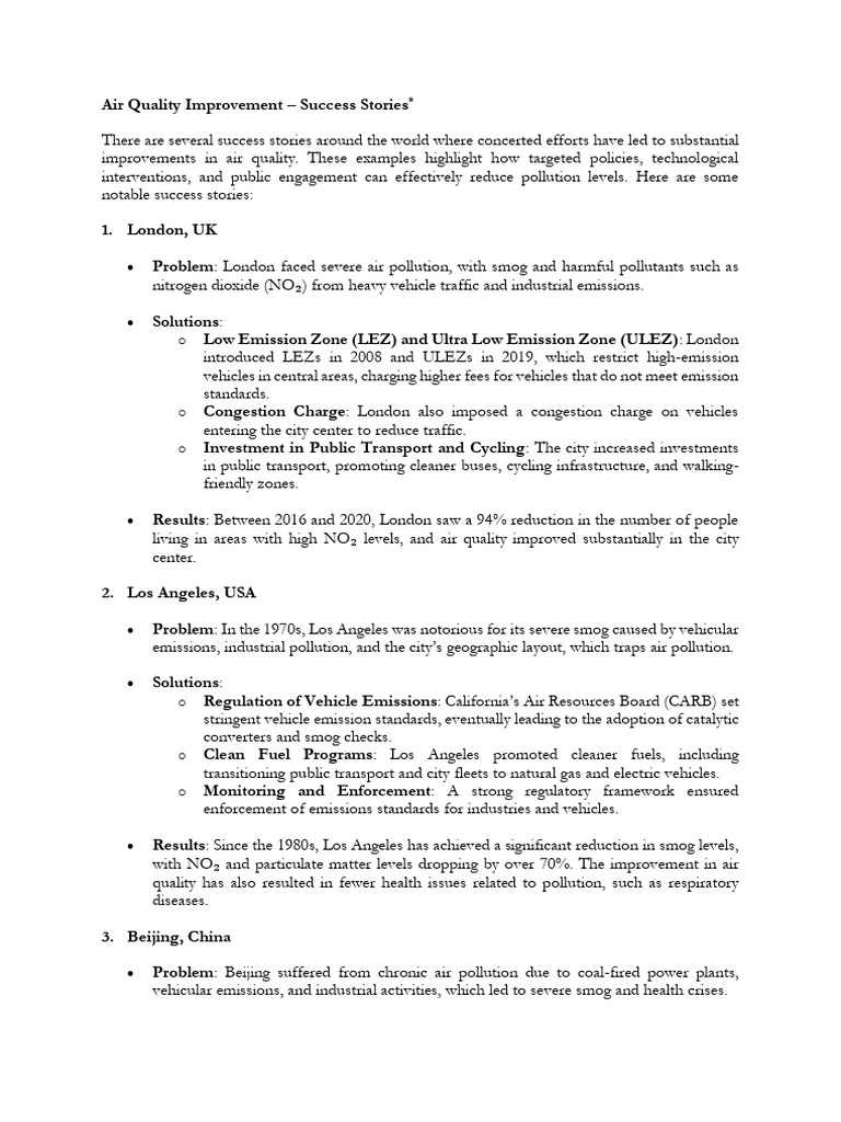 Imroving Air Quality Is Not Impossible - 241118 - 180630 | PDF | Air ...