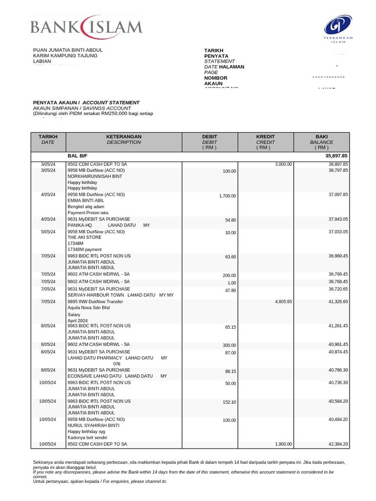 Estatement-202311 20240528110132 | PDF