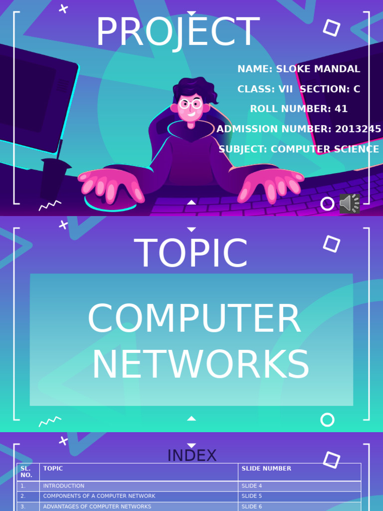 Sloke Mandal Viii C 41 Computer Project | PDF | Network Topology ...