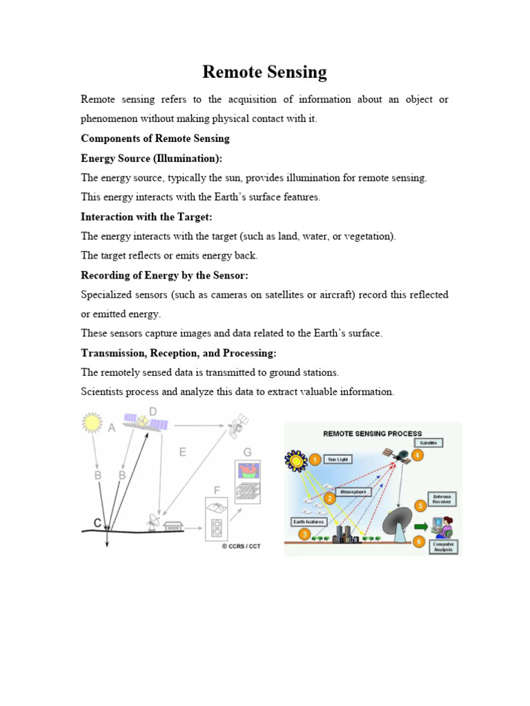 RS&GIS-Unit1 | PDF | Electromagnetic Spectrum | Electromagnetic Radiation