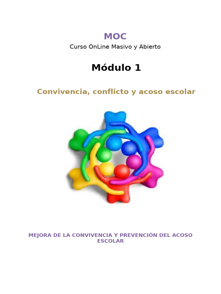 02-Moc-20-21 - Contenidos - Modulo 1 - Convivencia | PDF | Homosexualidad | Acoso cibernético