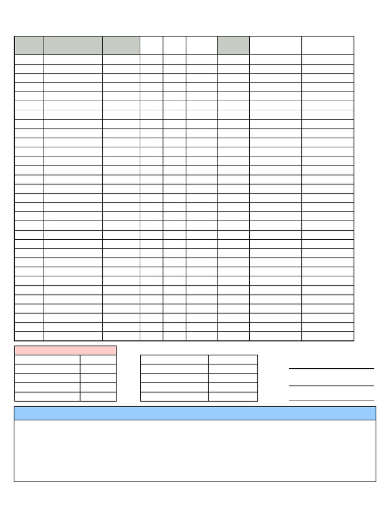 October Attendance | PDF