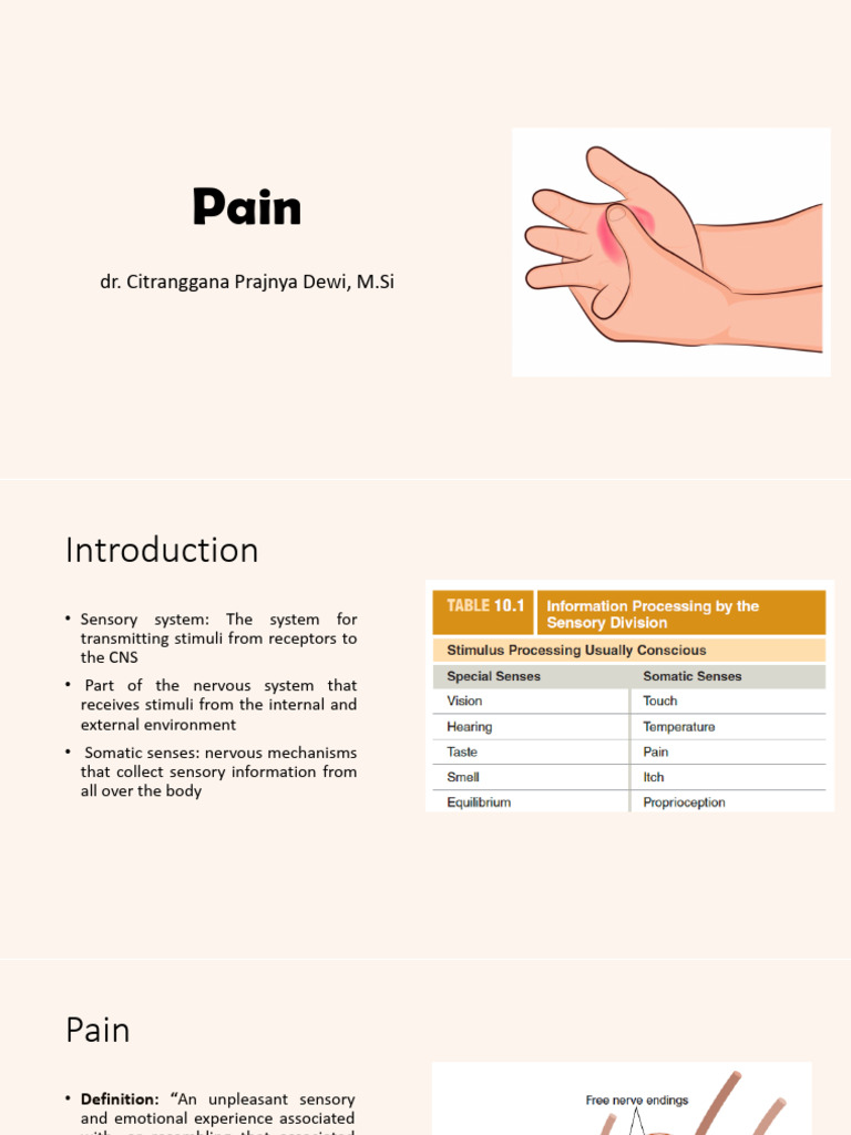 Pain (Revised) | PDF | Stimulus (Physiology) | Pain