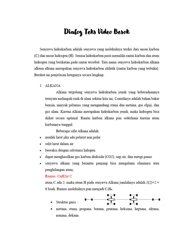 Materi Video Besok | PDF