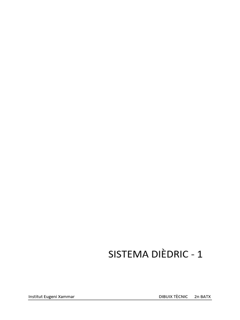 Dossier Dièdric 1 2n Batx | PDF