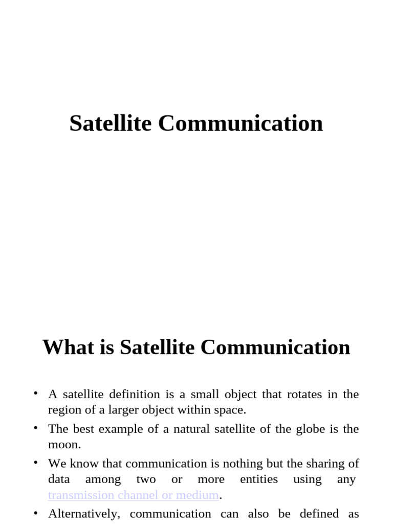 14A. Satellite Communication | PDF | Radio Propagation | Satellite