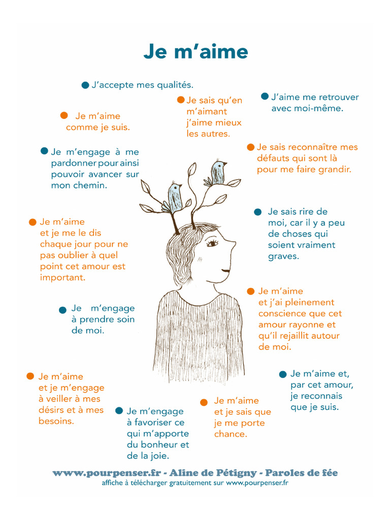 Affiche Je M'aime Paroles de Fée | PDF