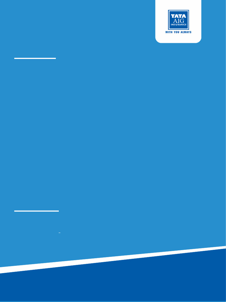 Tata AIG Money Insurance Policy Guide | PDF | Insurance | Indemnity