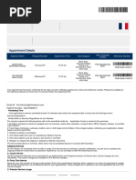 France Visa Application Checklist | PDF