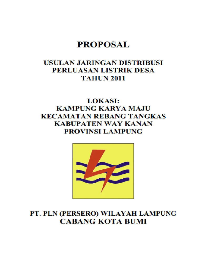 Proposal Listrik | PDF