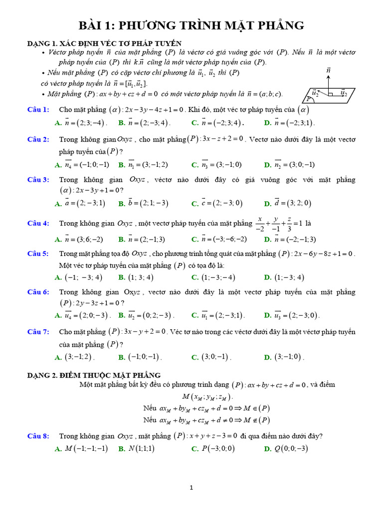 Hh12 Chuong-III PPTĐ-PTMP Trac-nghiem-Theo Dang de | PDF