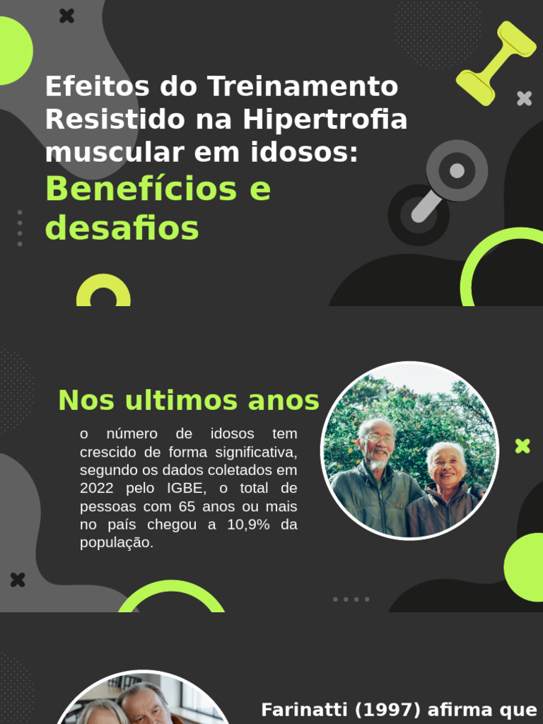 Slide - Efeitos Do Treinamento Resistido Na Hpertrofia Muscular em ...