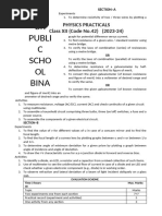 Physics Practical Viva Questions | PDF