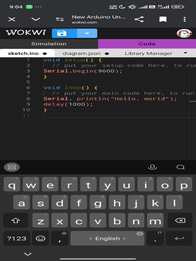 Laporan Komunikasi Serial Dengan Arduino Hello World ALFA RAI ADITYA ...