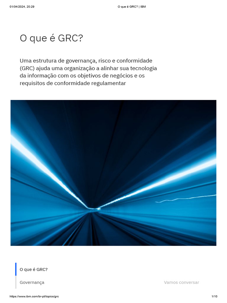 O que é GRC_IBM | PDF | Governança | Tecnologia da Informação