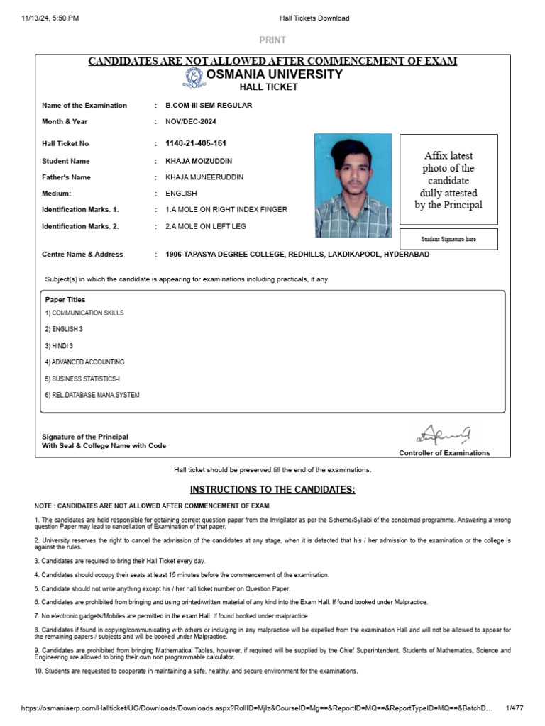 Bcom C.a-Iii Sem | PDF