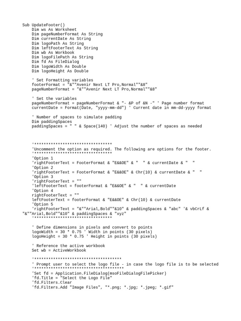 Sub Insert Footer Pdf Software Computing