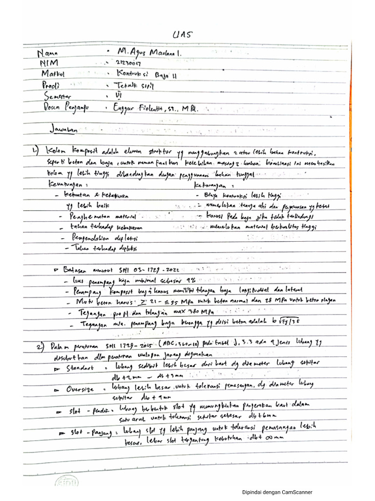 UAS BAJA II - Agus | PDF