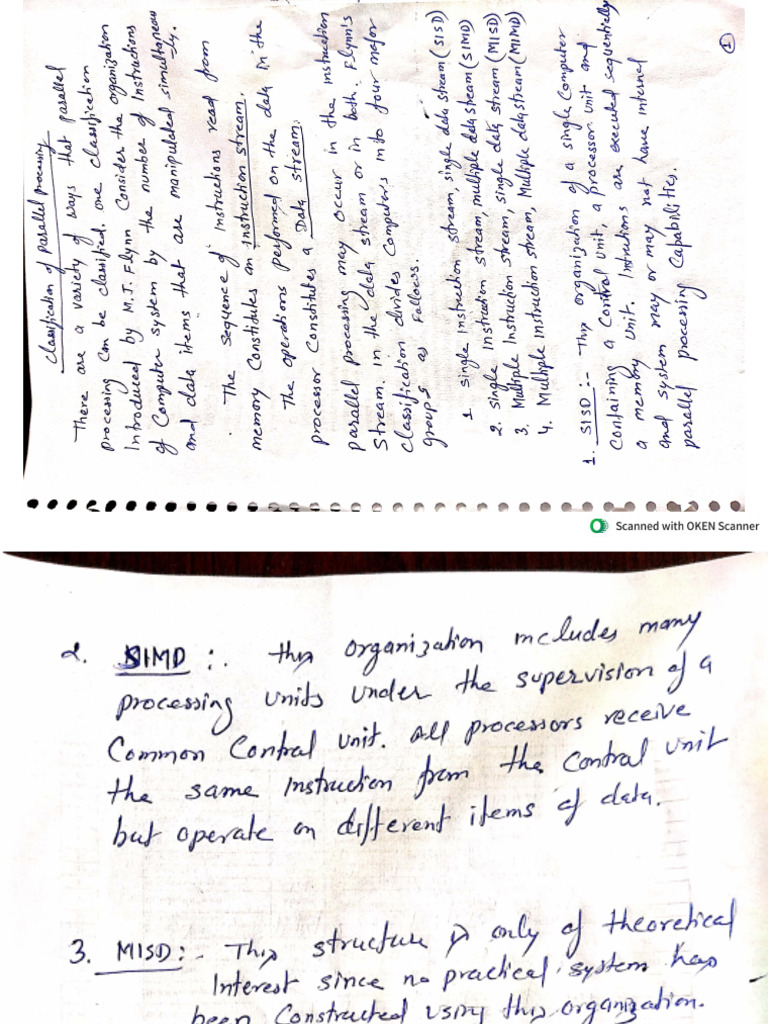 Classification of Parallel Processing... COA | PDF
