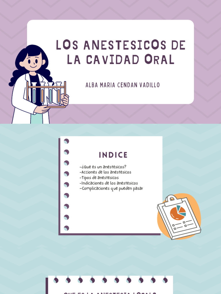 Anestesicos Bucales | PDF | Anestesia | Odontología