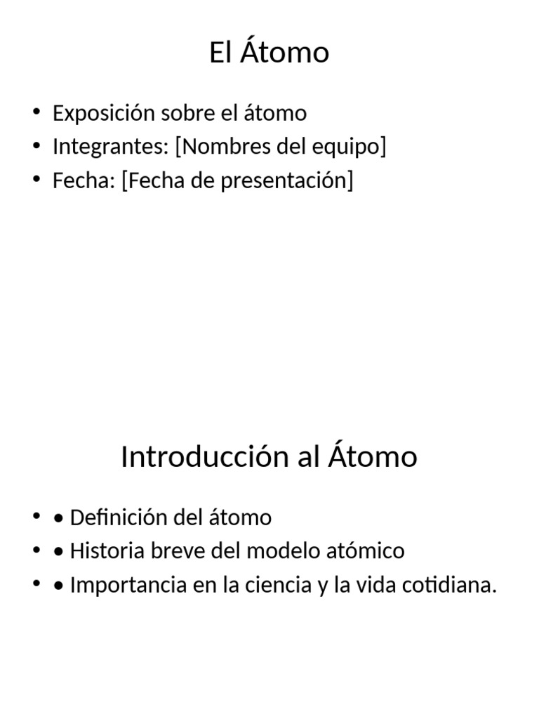 Exposición El Átomo | PDF