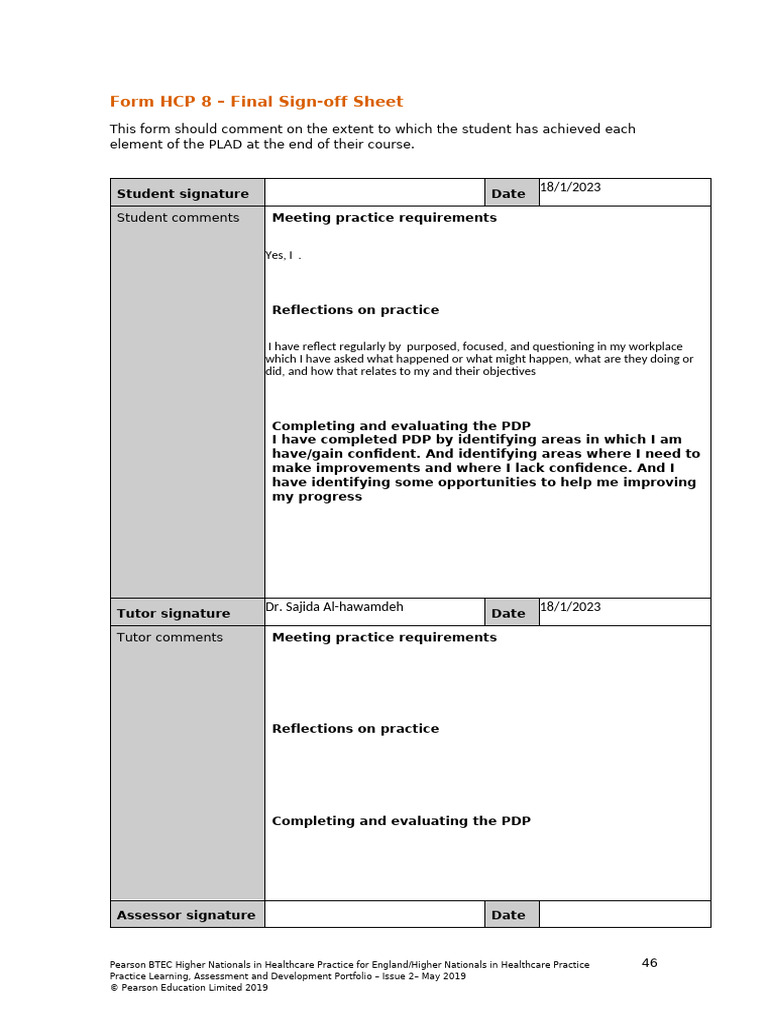 Form HCP 8 - 2Ds. | PDF