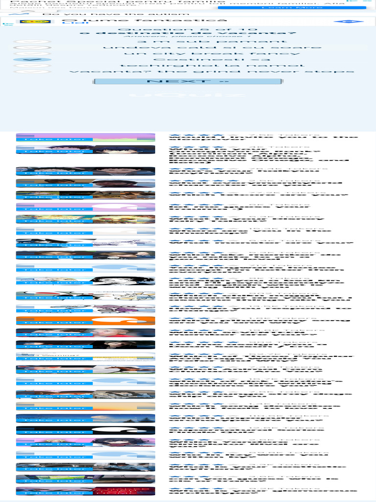 Ce Gagica Din Programa de Bac Esti - Personality Quiz | PDF